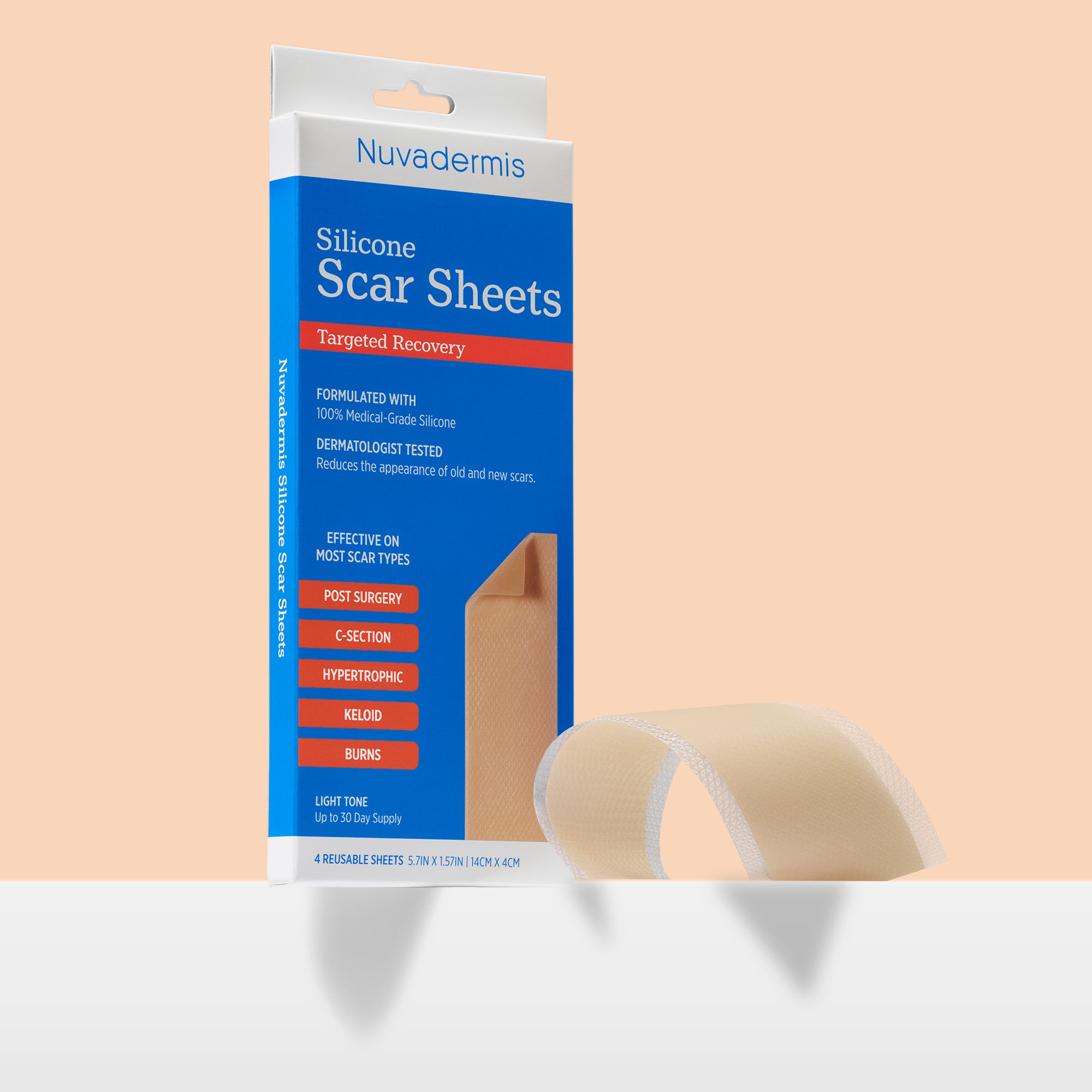 Nuvadermis Silicone Scar Sheets